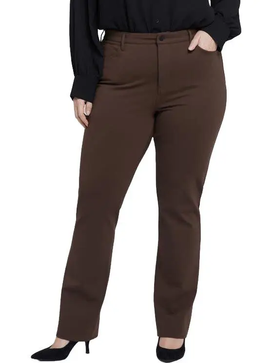 NYDJ Straight Leg Pants - Coffee Bean
