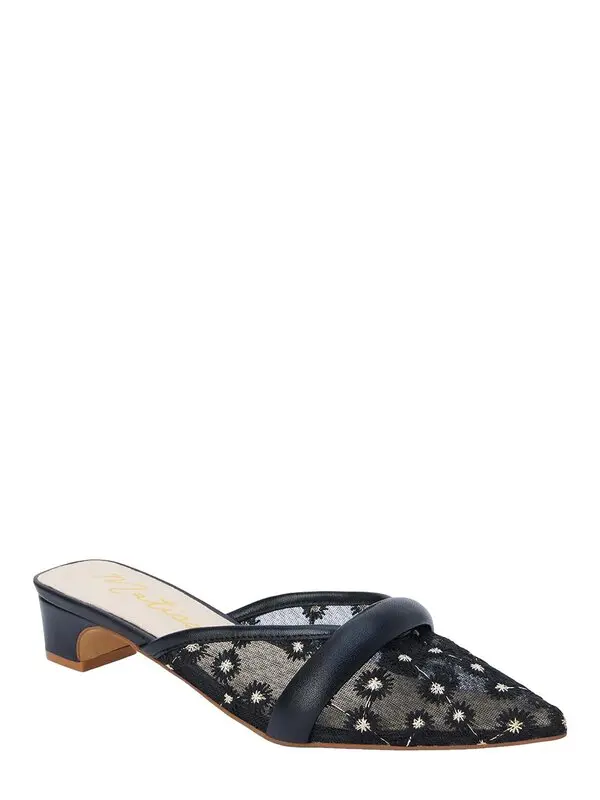 Matisse Kellan Pointed Toe Mule - Black Floral