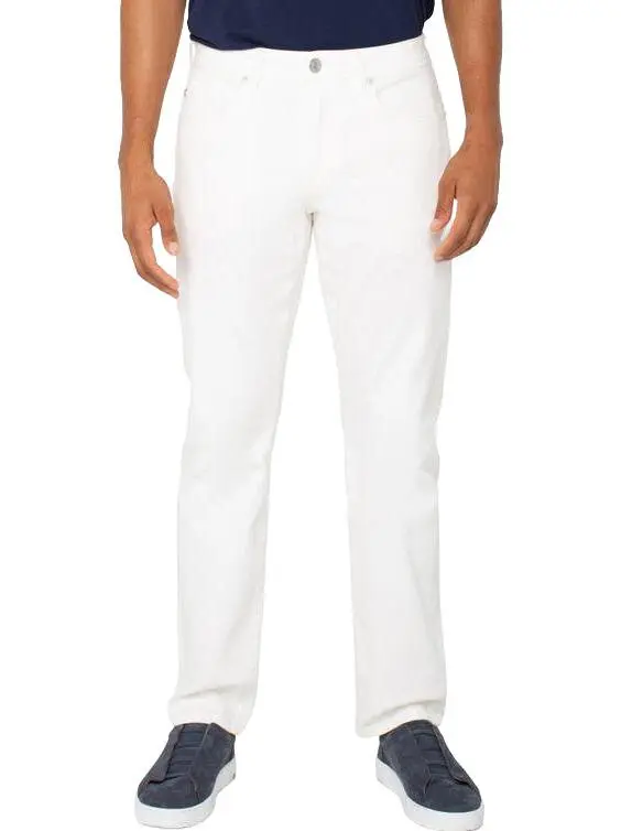LIVERPOOL Kingston Modern Straight Leg Jeans - Egret