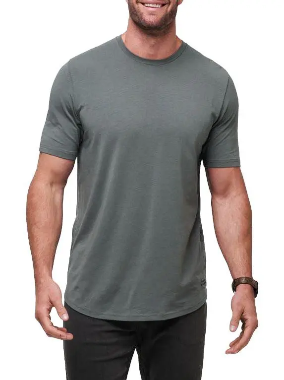 Travis Mathew Cloud Crewneck T-shirt - Dark Olive