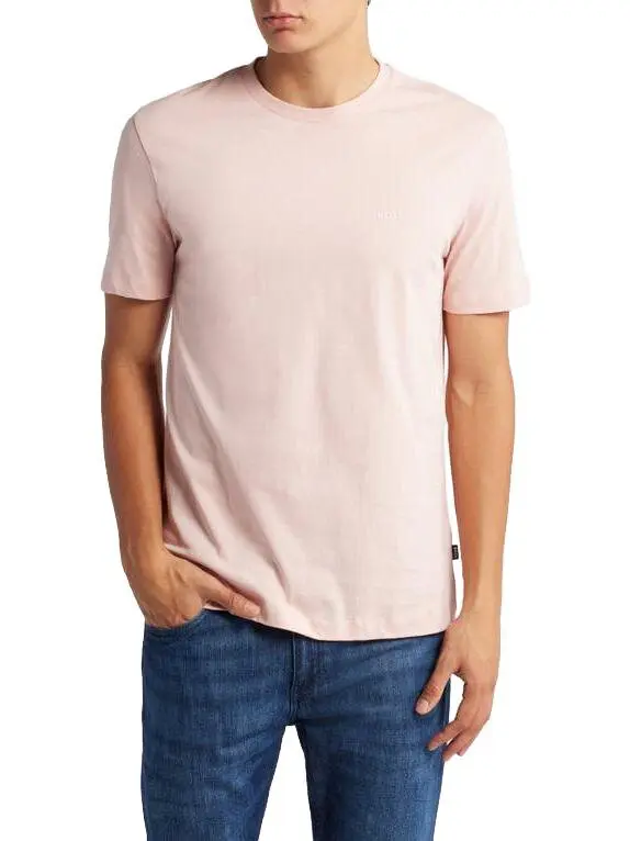 BOSS Thompson Solid T-shirt - Pastel Pink