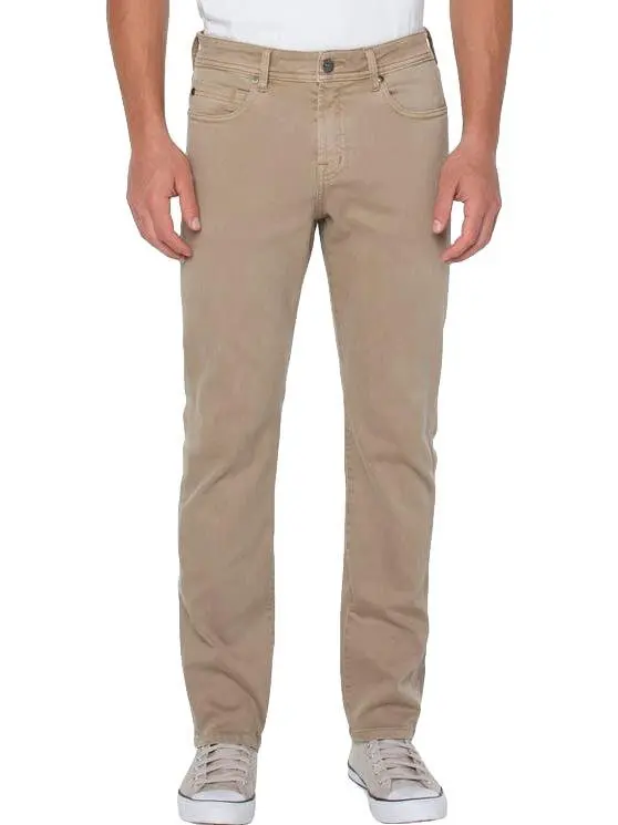 LIVERPOOL Regent Relaxed Straight Leg Jeans - Wheat