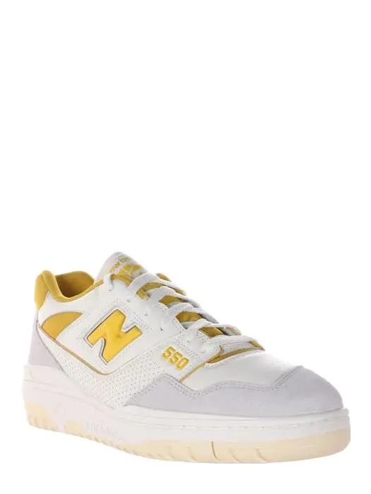 NEW BALANCE 550 Basketball Sneakers - Sea Salt/ Ginger Lemon