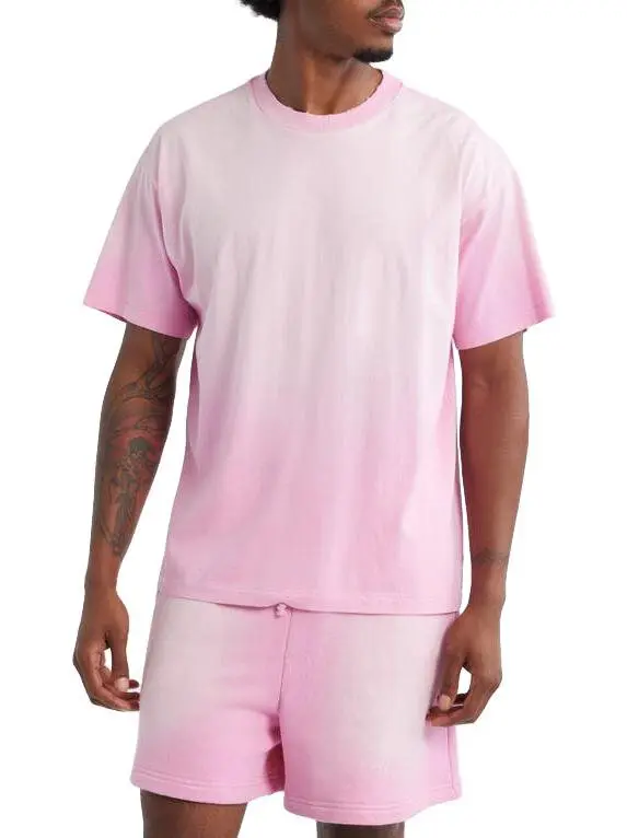 ELWOOD Core Oversize Organic Cotton Jersey T-shirt - Sun Faded Pink