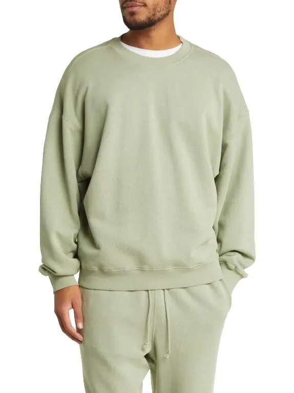 ELWOOD Oversized Crewneck Sweatshirt - Sage