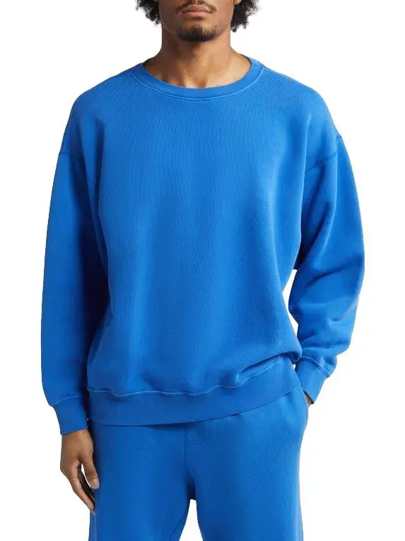 ELWOOD Oversized Crewneck Sweatshirt - Vintage Cobalt