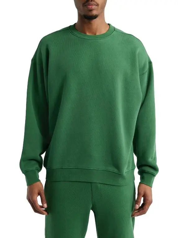 ELWOOD Oversized Crewneck Sweatshirt - Vintage Forest