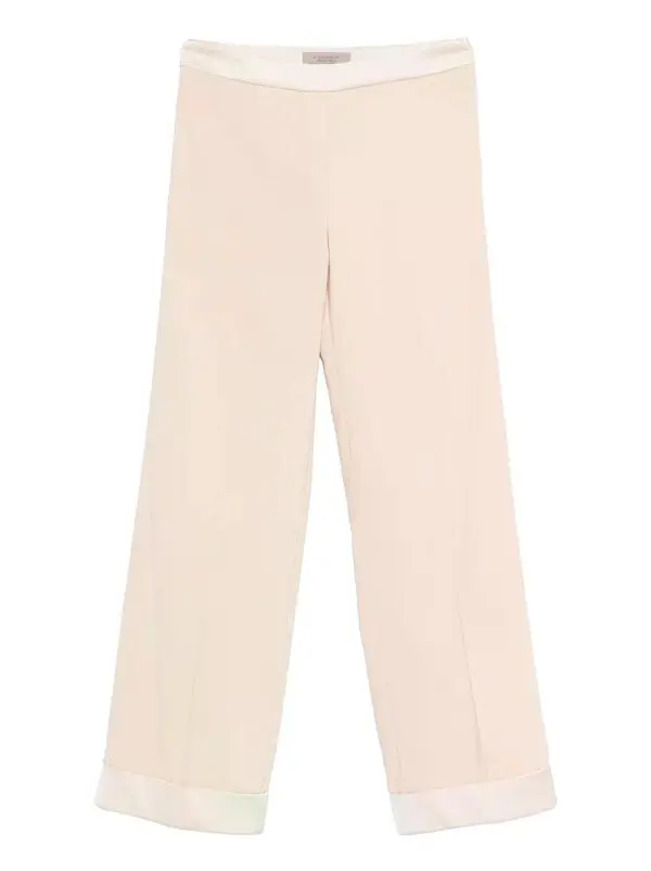 D.exterior Contrast-trim Trousers - Neutrals