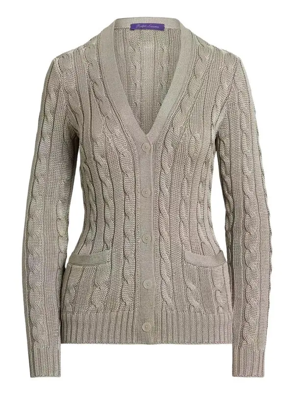 Ralph Lauren Cable-knit Cardigan - Grey