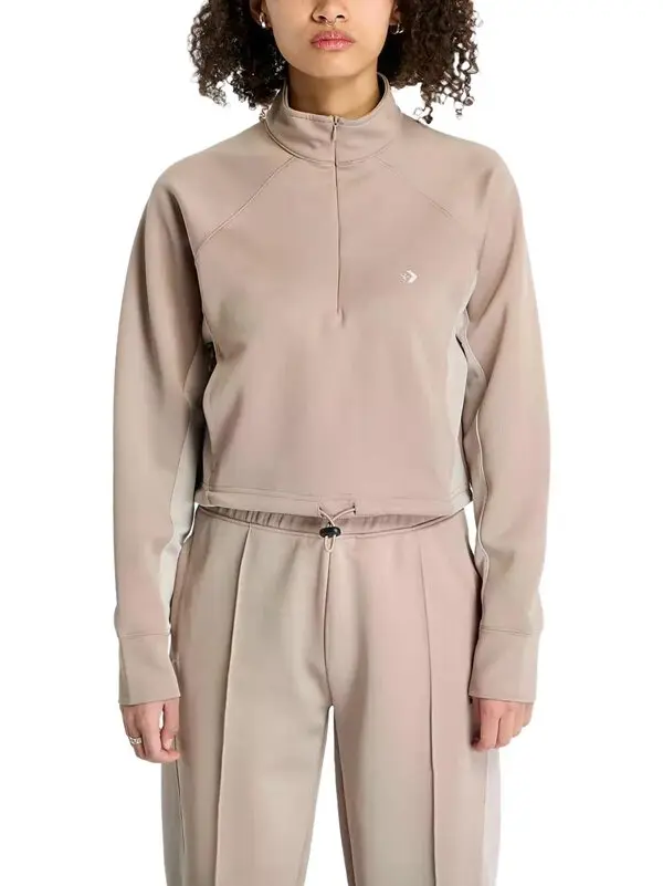 CONVERSE Zip-collar Sweatshirt - Neutrals