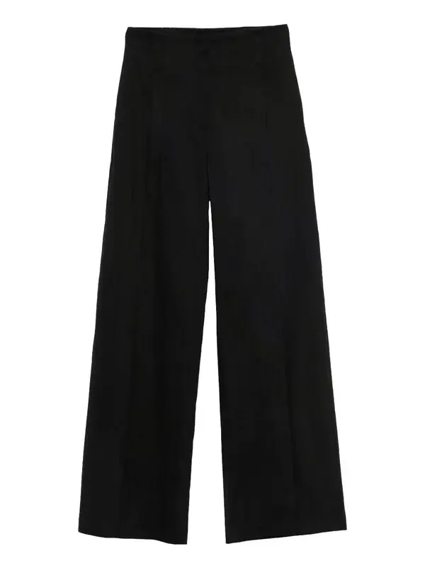 D.exterior Wide-leg Trousers - Black
