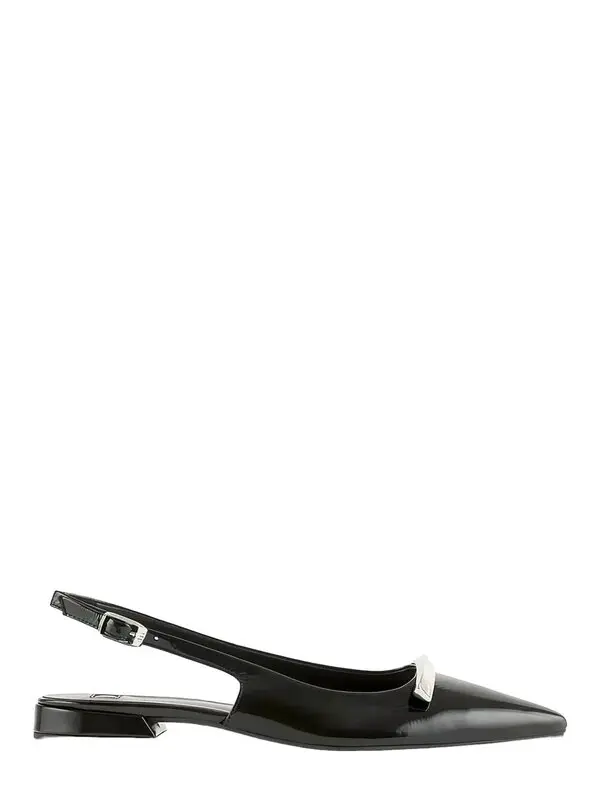 HOGL Jeanne Pointed-toe Slingback Pumps - Black