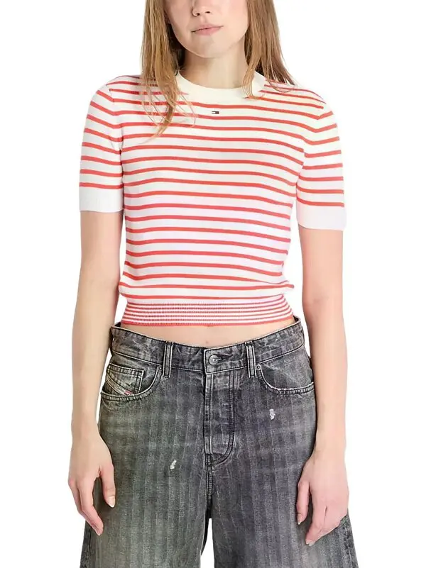 Tommy Hilfiger Striped T-shirt - Red