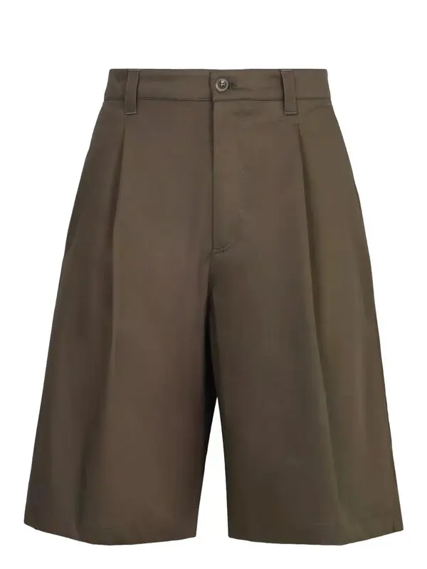 DEPARTMENT 5 Cotton-blend Bermuda Shorts - Brown