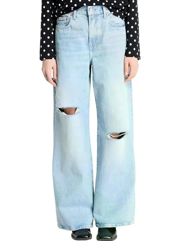 Calvin Klein Distressed-effect Jeans - Blue