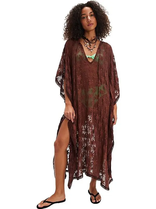 Free People Kaftan - Chocolate