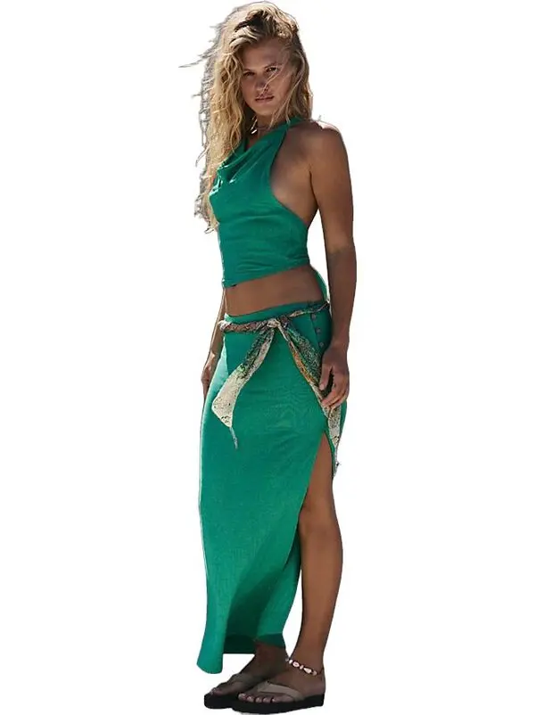Free People Iconic Allure Set - Mint Leaf