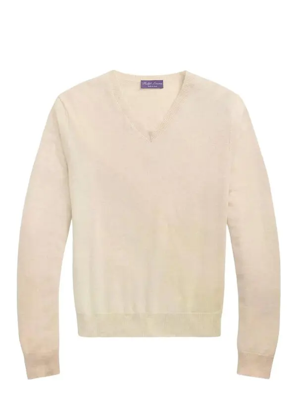 Ralph Lauren Purple Label V-neck Sweater - Neutrals