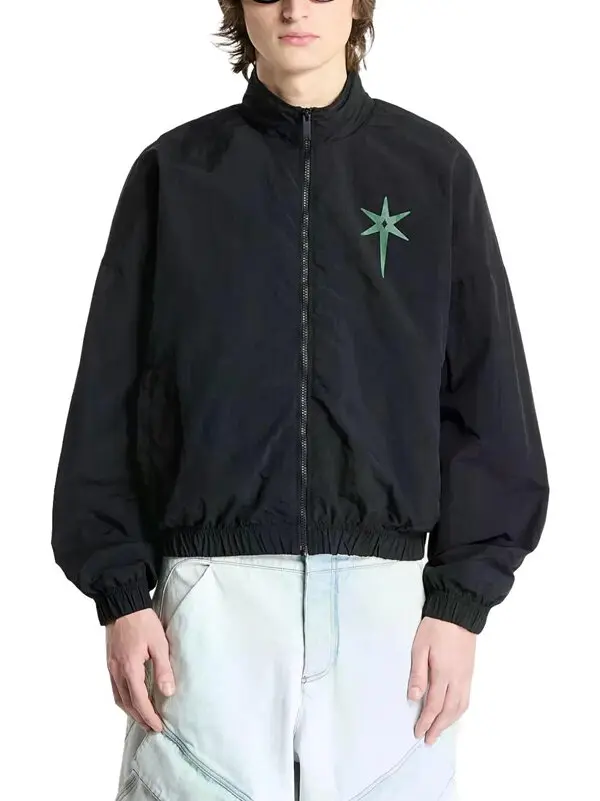 COUNTY OF MILAN Star-print Bomber Jacket - Black