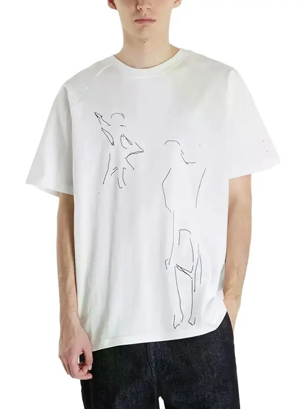 HELIOT EMIL Formation T-shirt - White