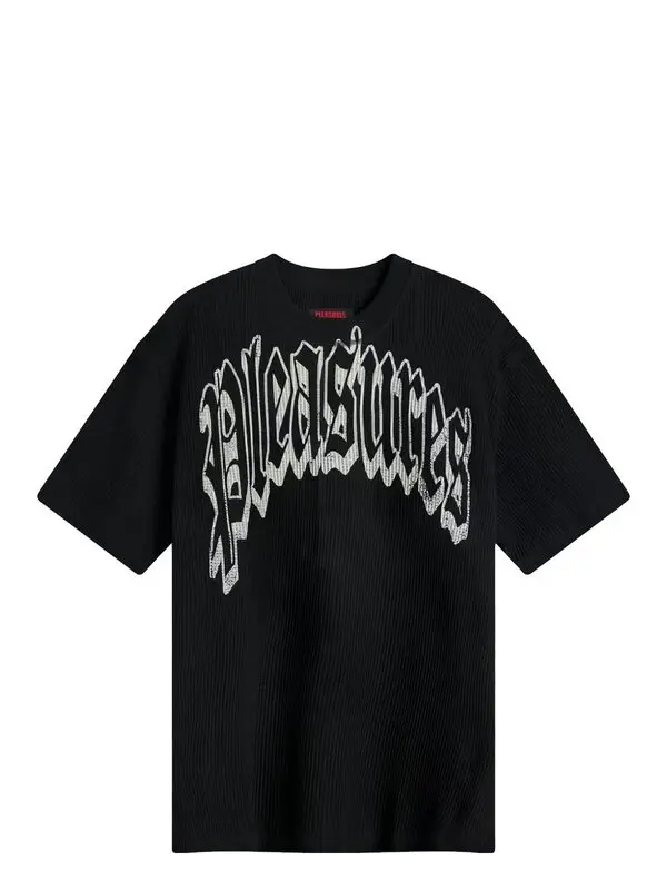 PLEASURES Cotton T-shirt - Black
