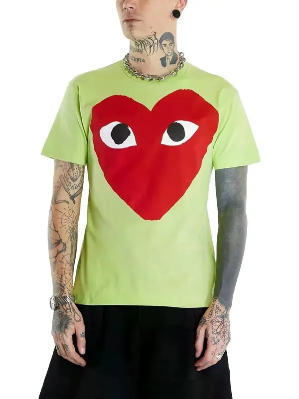 Play Comme Des Garcon Cotton T-shirt - Green