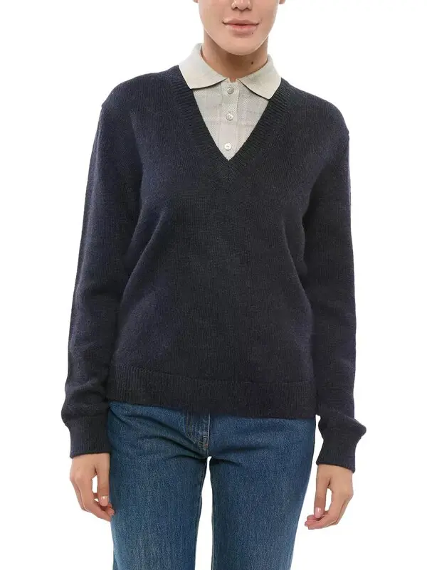 Loewe Layered Sweater - Grey