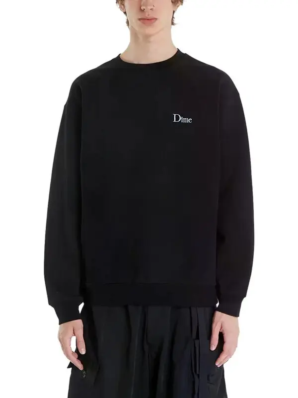 DIME Cotton Sweatshirt - Black
