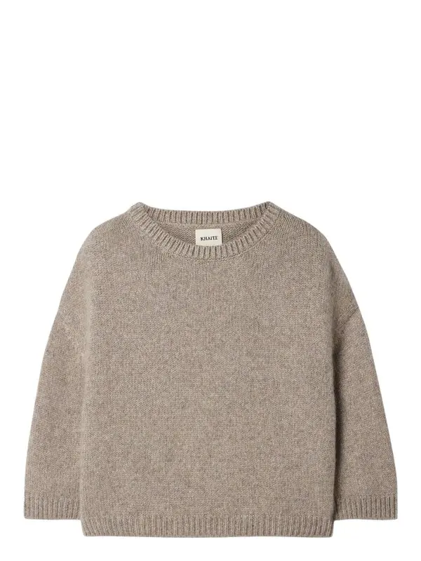 Khaite Sabina Cashmere Sweater - Brown