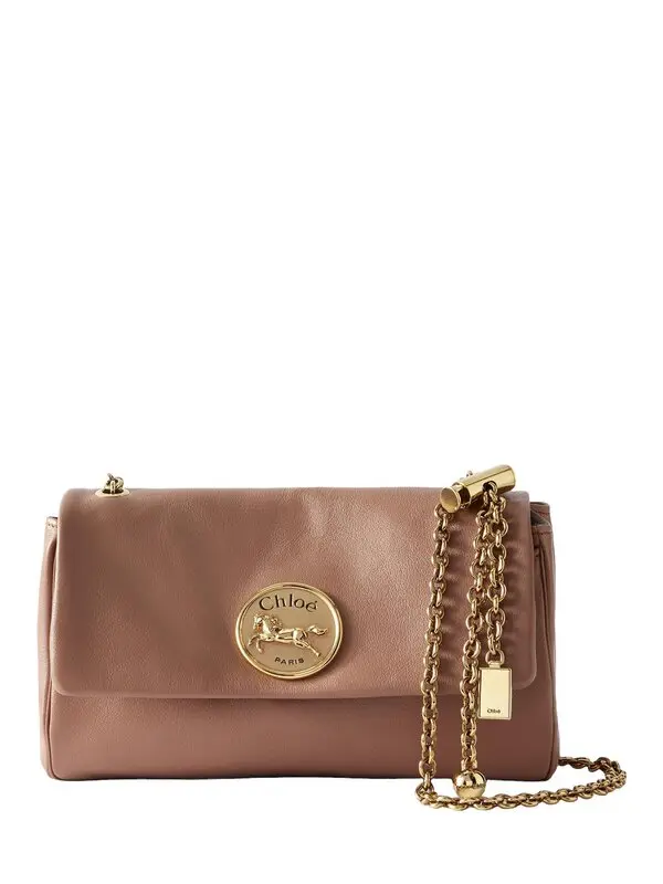 Chloé Heritage Large Leather Shoulder Bag - Pink