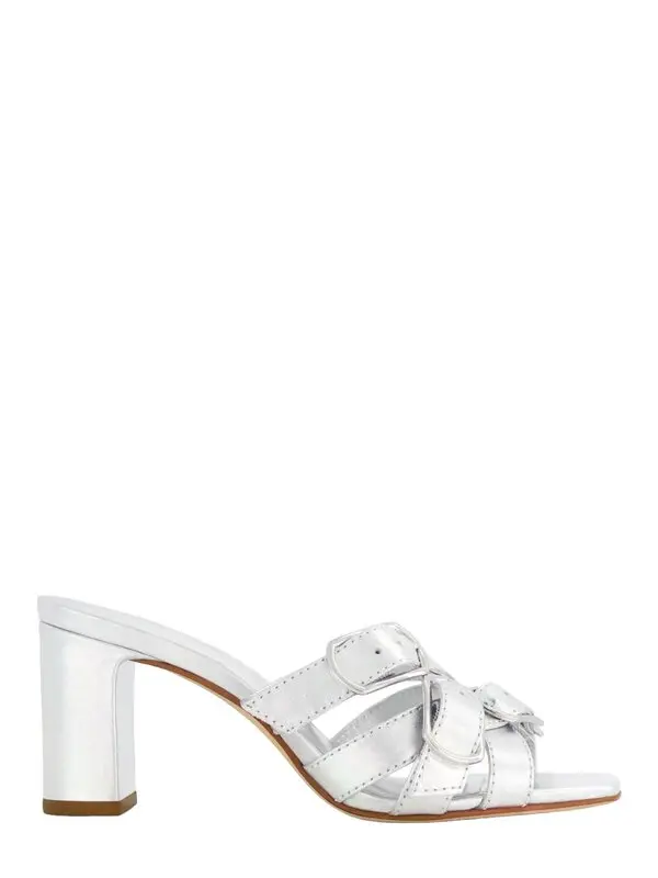 Bernardo 1946 76mm Bea Strappy Sandals - Silver