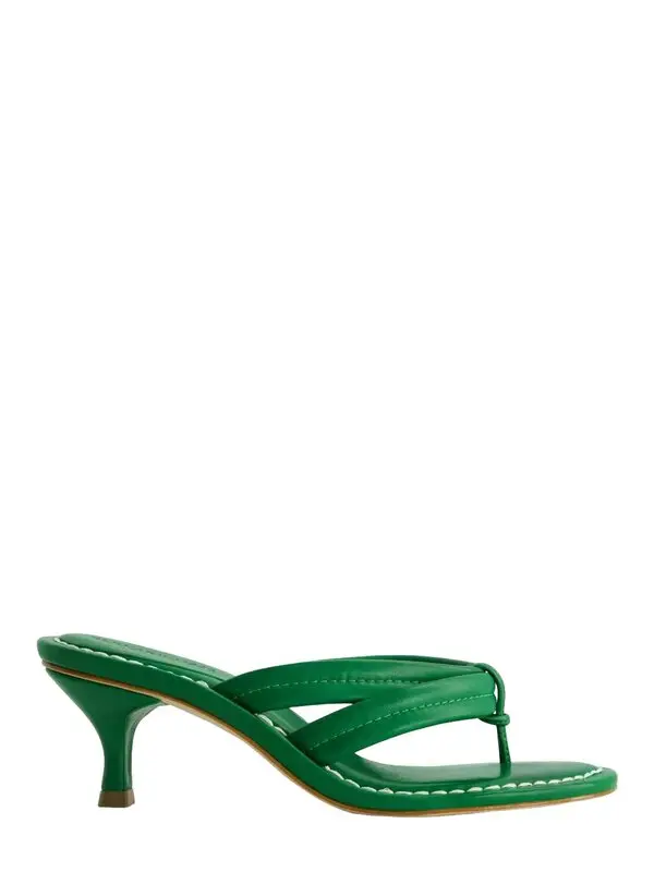 Bernardo 55 Miami Strappy Sandals - Green