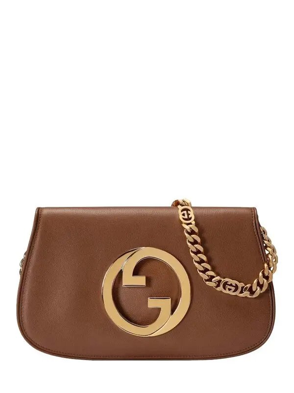 Gucci Blondie Shoulder Bag - Brown