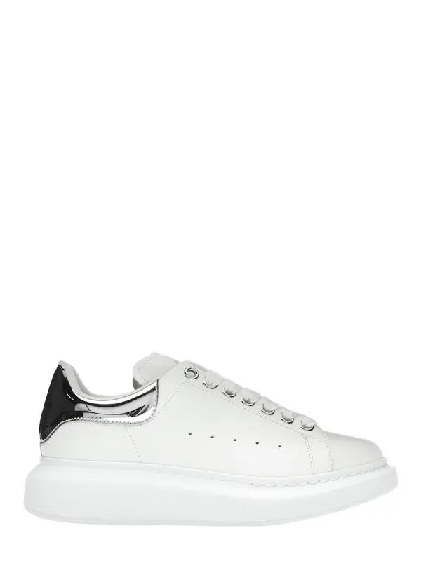 Alexander McQueen Oversized Sneakers - White/silver