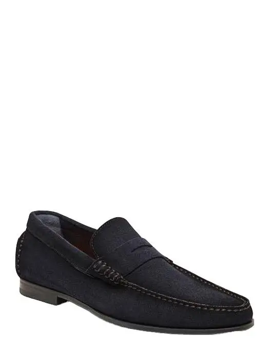 Santoni Ikangia Penny Loafer - Blue
