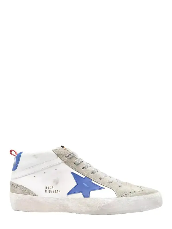 Golden Goose Mid Star Sneakers - White