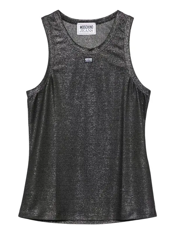 Moschino Lurex Tank Top - Black