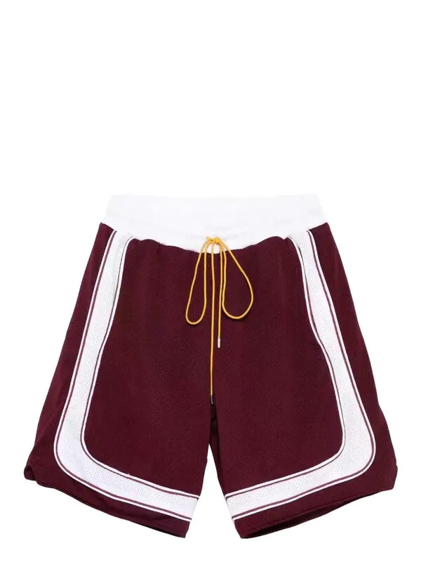 Rhude Track Shorts - Red