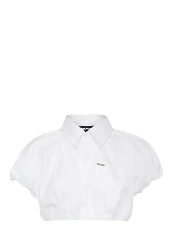 Dsquared2 Cropped Shirt - White