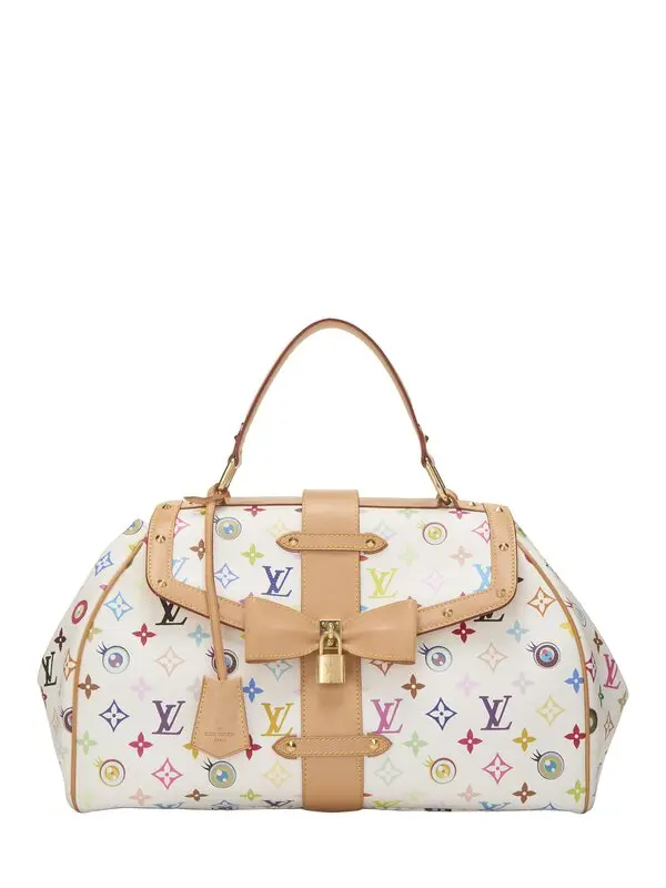 LOUIS VUITTON Takashi Murakami Eye Love Sac Retro Gm - White