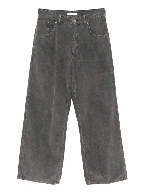SUNFLOWER Wide-leg Trousers - Grey