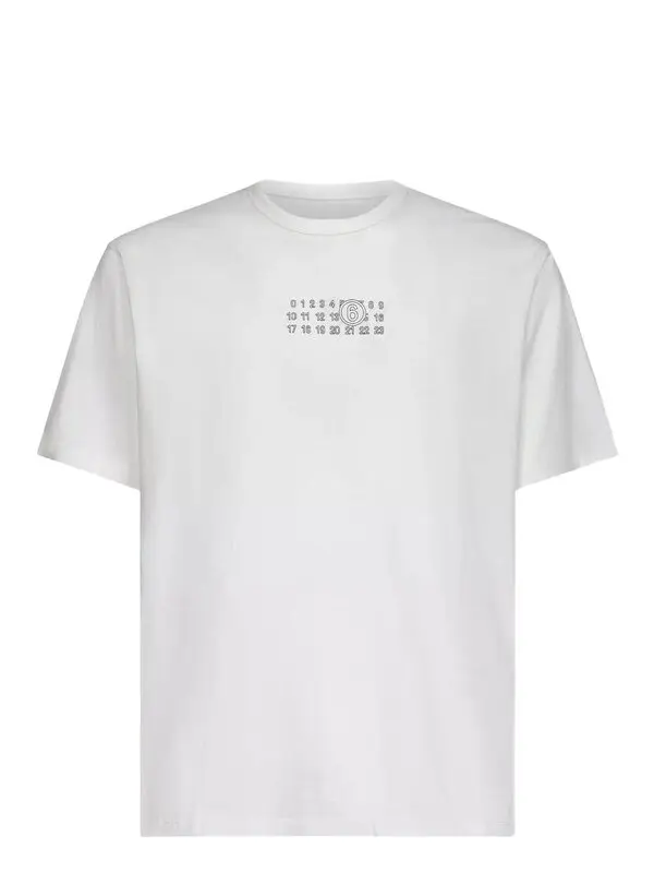 MAISON MARGIELA Numbers-motif T-shirt - White