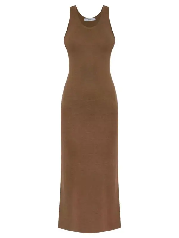 Max Mara Aceri Midi Dress - Brown