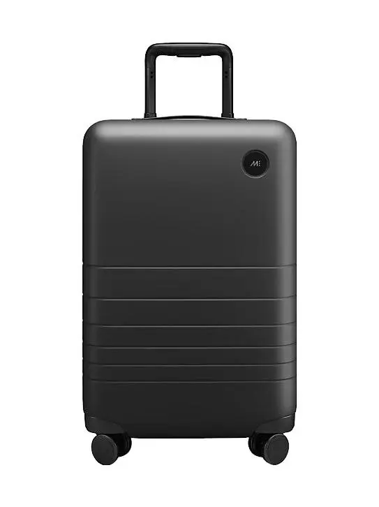MONOS Classic Carry-on Four-wheel Polycarbonate Cabin Suitcase 55cm - Midnight Black