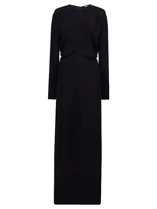 TOTÊME Woven Maxi Dress - Black
