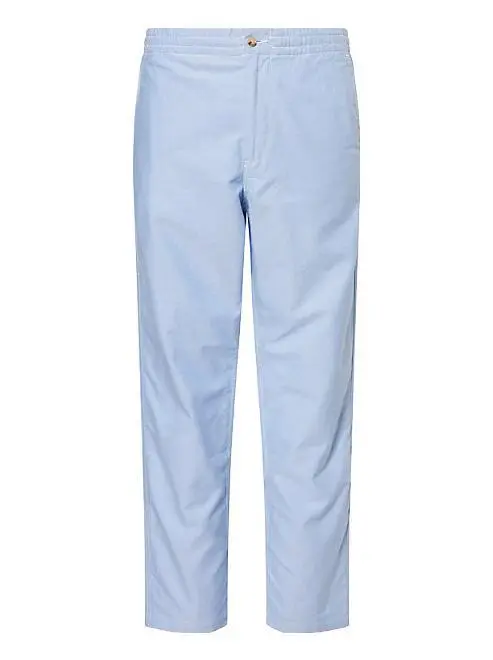 Ralph Lauren Straight-leg Cotton Trousers - Bsr Blue