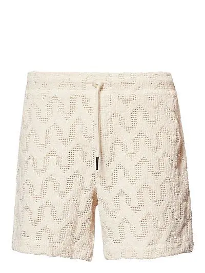Oas Crochet Cotton-blend Shorts - Atlas