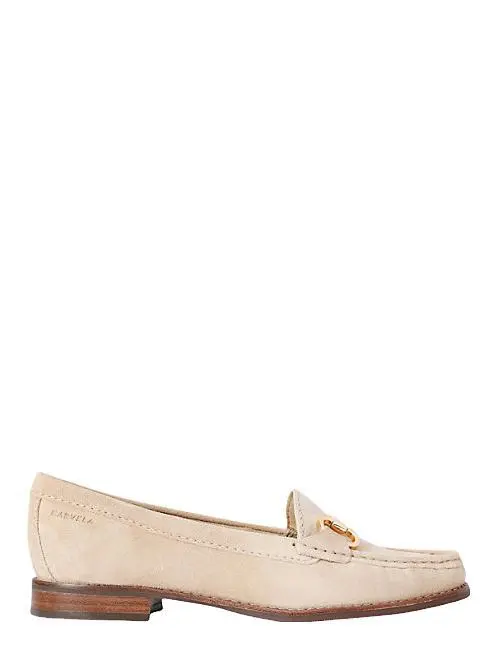 Carvela Suede Loafers - Cream