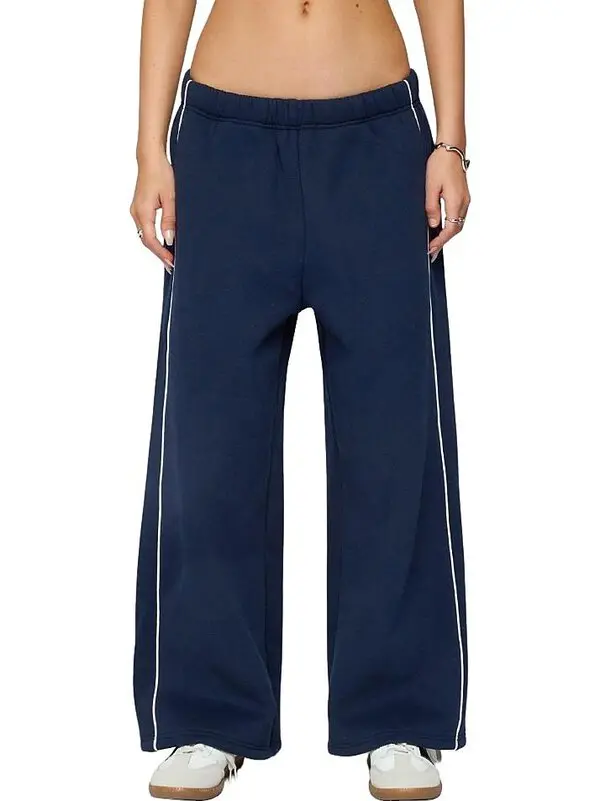 EDIKTED Autumn Sweatpants - Navy