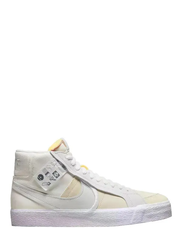 Nike Sb Blazer Mid Sneakers - White